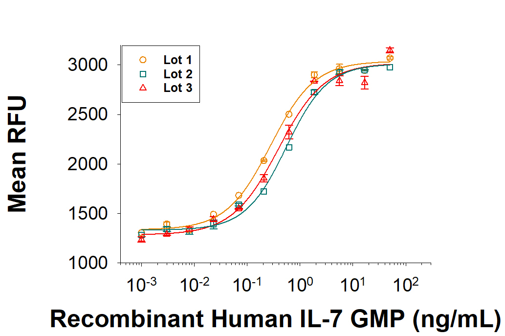 Recombinant Human IL-7 GMP Protein, CF (207-GMP) | Bio-Techne